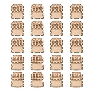 Cabilock 20pcs Egg Cartons Paper Tray Fiber Egg Tray Holder Pulp Egg Containers for Family Farm Market Camping Picnic Travel (Kraft Paper Color)