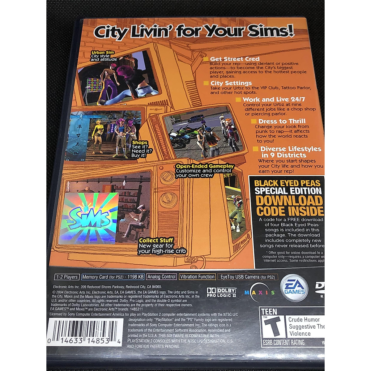 Urbz: Sims In The City - PlayStation 2