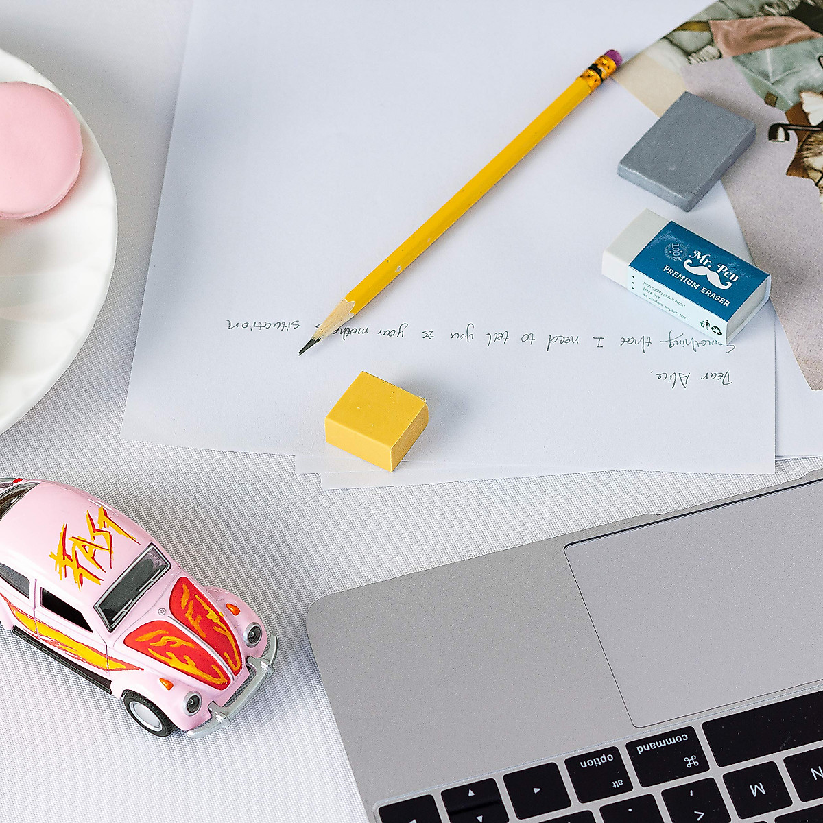 Mr. Pen Eraser Set with Kneaded Erasers, Gum Erasers and Pencil Erasers, Pack of 9