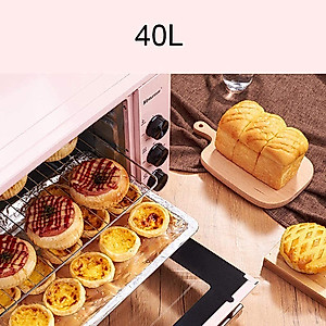 40L Mini Oven,Adjustable Temperature 0-230℃ and 60 Minutes Timer Five-Layer Baking Position Multi-Function Electric Oven (Blue) (Blue)