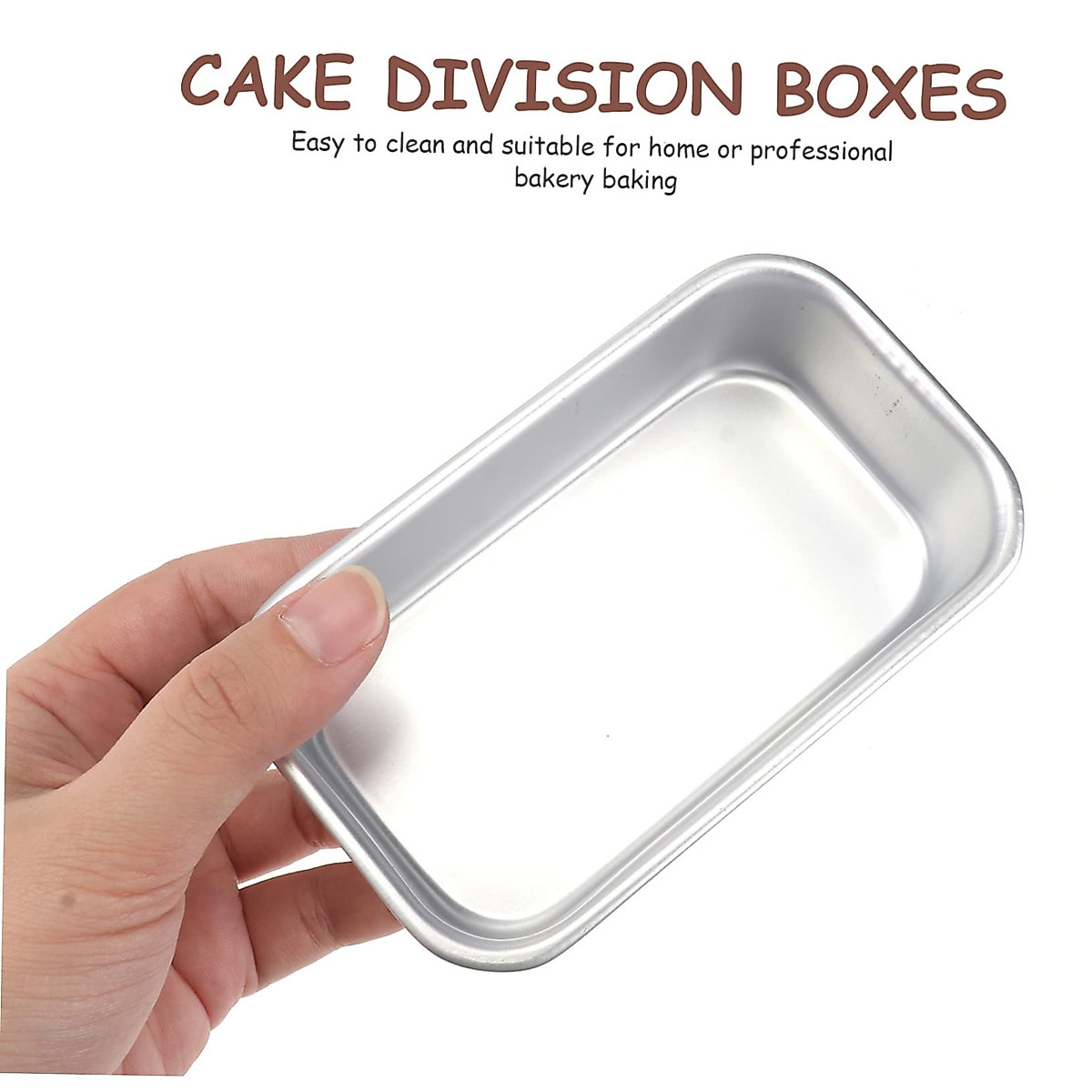 HEMOTON Professional Use Baking Tray 3 Pcs Toast Cake Baking Plate Sturdy Easy to Clean Silver Color