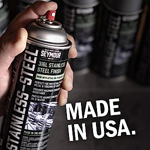 Stainless Steel Rust Protective Spray Paint - STAINLESS STEEL SPRAY 16 Oz. Can, 13 Oz. Net Wt