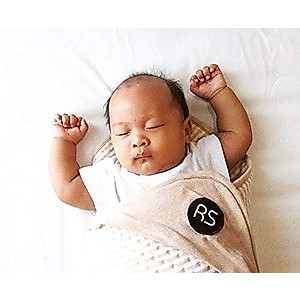 Radia Smart 5G Blocking, EMF Protection Baby Blanket, Pregnancy Belly Shielding, Organic Cotton, Cream, 35”x30