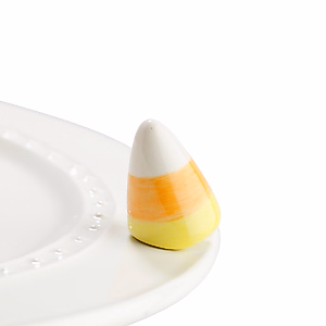 Nora Fleming Candy Corn Mini - Trick or Treat - Hand-Painted Ceramic Charm - A141