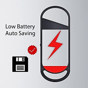 64GB Voice Recorder with Playback, Keychain Voice Activated Recorder with Triple Noise Reduction, Mini Recorder with 750 Hours Storage and 30 Hours Battery Time, for Class Lecture, Interview, Meeting