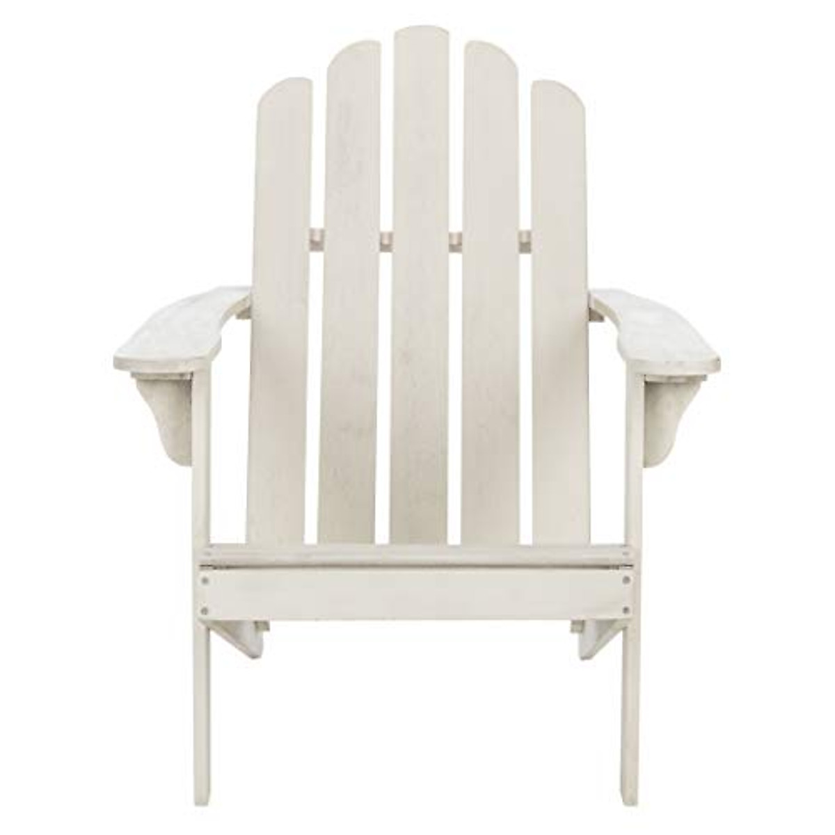 SAFAVIEH Outdoor Topher White Classic Adirondack Chair