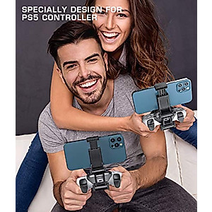 OIVO PS5 Controller Phone Mount Clip, Mobile Gaming Clip Cell Phone Stand Holder Replacement for Playstation 5 Dualsense Controller Remote Play