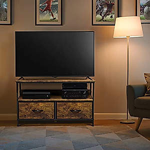 Sorbus TV Stand Dresser with 2 Drawers - Television Riser Chest with Storage - Bedroom, Living Room, Closet, & Dorm Furniture