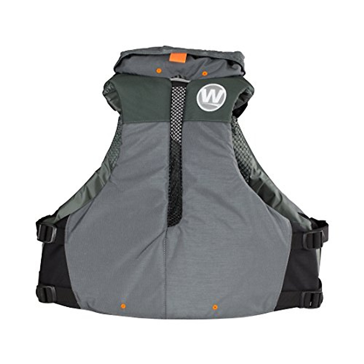 Wilderness Systems Fisher Kayaking Life Jacket | Easy Access Zippered Pockets Zippered Pockets | USCG Approved PFD - UL Type 5 Paddle Sports Life Vest | Large/X-Large, Gray (8070135)