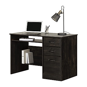 South Shore Farnel Computer, Medium Desk, Rubbed Black