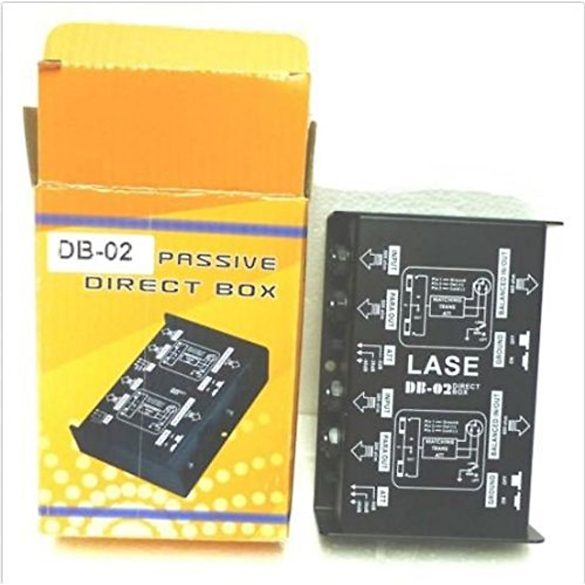 LASE DB-02 - Professional Dual Channel Passive Direct Box.