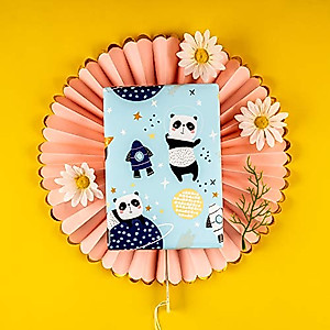 WRAPAHOLIC Wrapping Paper Sheet - Cute Animal Design for Birthday, Holiday, Party, Baby Shower - 1 Roll Contains 6 Sheets - 17.5 inch X 39.3 inch Per Sheet