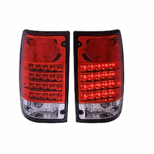 Anzo USA 311043 Toyota Pickup Red/Clear LED Tail Light Assembly - (Sold in Pairs)