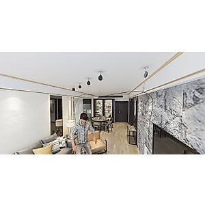 Skywin VR Cable Management System for Oculus RIFT Virtual Reality Headset - Play VR Games Without Wire Worries - Easy Drill Free Installation