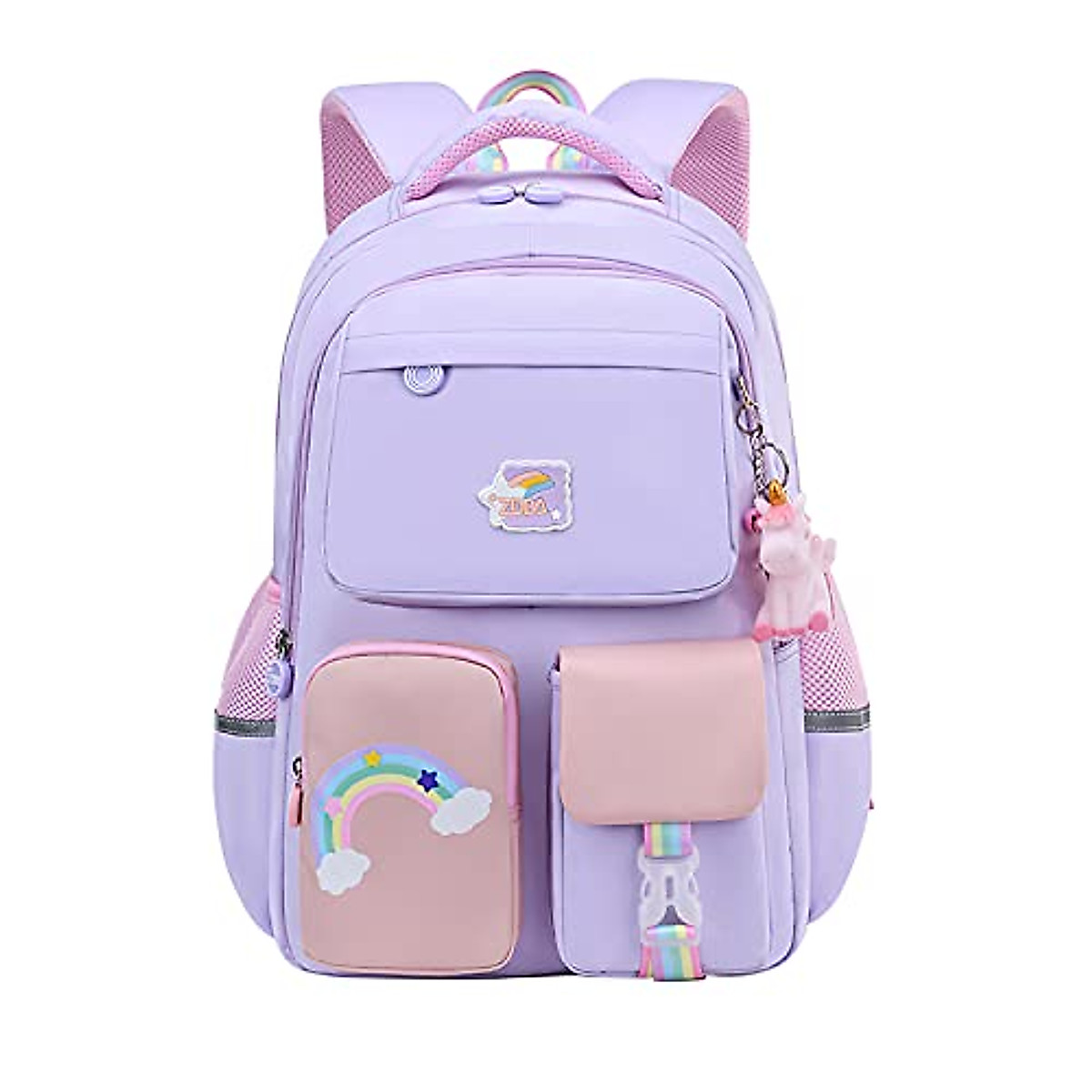 School Backpacks (17.7 in) for Girls Teens Backpack Cute Bookbags School Bag Large Capacity Lightweight Travel Daypack