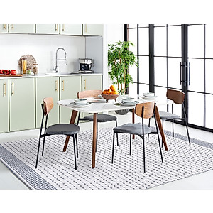 SAFAVIEH Montauk Collection Accent Rug - 4' x 6', Turquoise & Ivory, Handmade Flat Weave Boho Farmhouse Cotton Stripe, Ideal for High Traffic Areas in Entryway, Living Room, Bedroom (MTK712N)