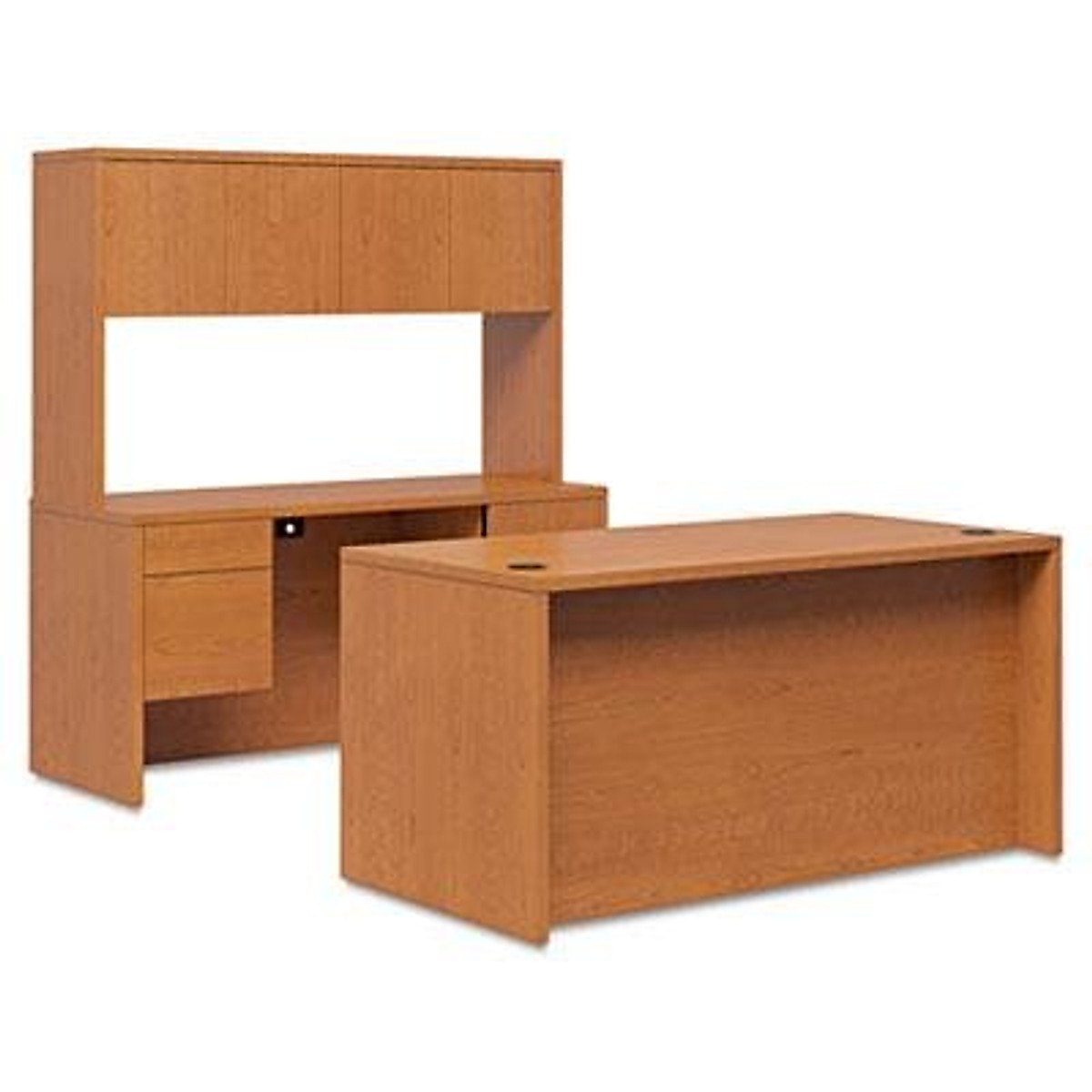 HON Desk with Double Pedestal, 60 by 30 by 29-1/2-Inch, Harvest