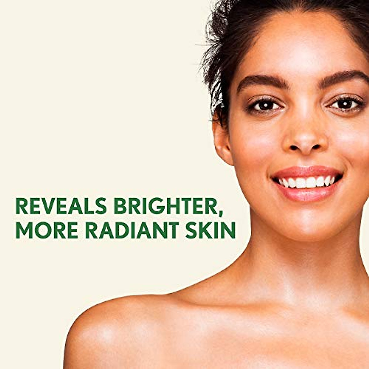 Aveeno Positively Radiant Skin Brightening Exfoliating Daily Facial Scrub, Moisture-Rich Soy Extract, Oil- & Soap-Free Tone-Evening Face Cleanser, Hypoallergenic & Non-Comedogenic, 5 oz