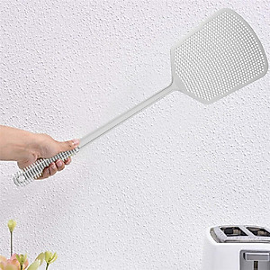 Fly Swatter Plastic Fly Swat 3PCS Manual Flyswatter Long Handle Racket for Indoor Outdoor