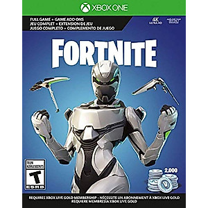 Microsoft Xbox One S Fortnite Eon Cosmetic Epic Bundle: Fortnite Battle Royale, Eon Cosmetic, 2,000 V-Bucks and Xbox One S 1TB Gaming Console with 4K Blu-Ray Player