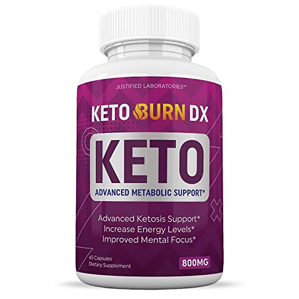Keto Burn DX Pills 800MG Includes Apple Cider Vinegar goBHB Exogenous Ketones Advanced Ketosis Support for Men Women 60 Capsules