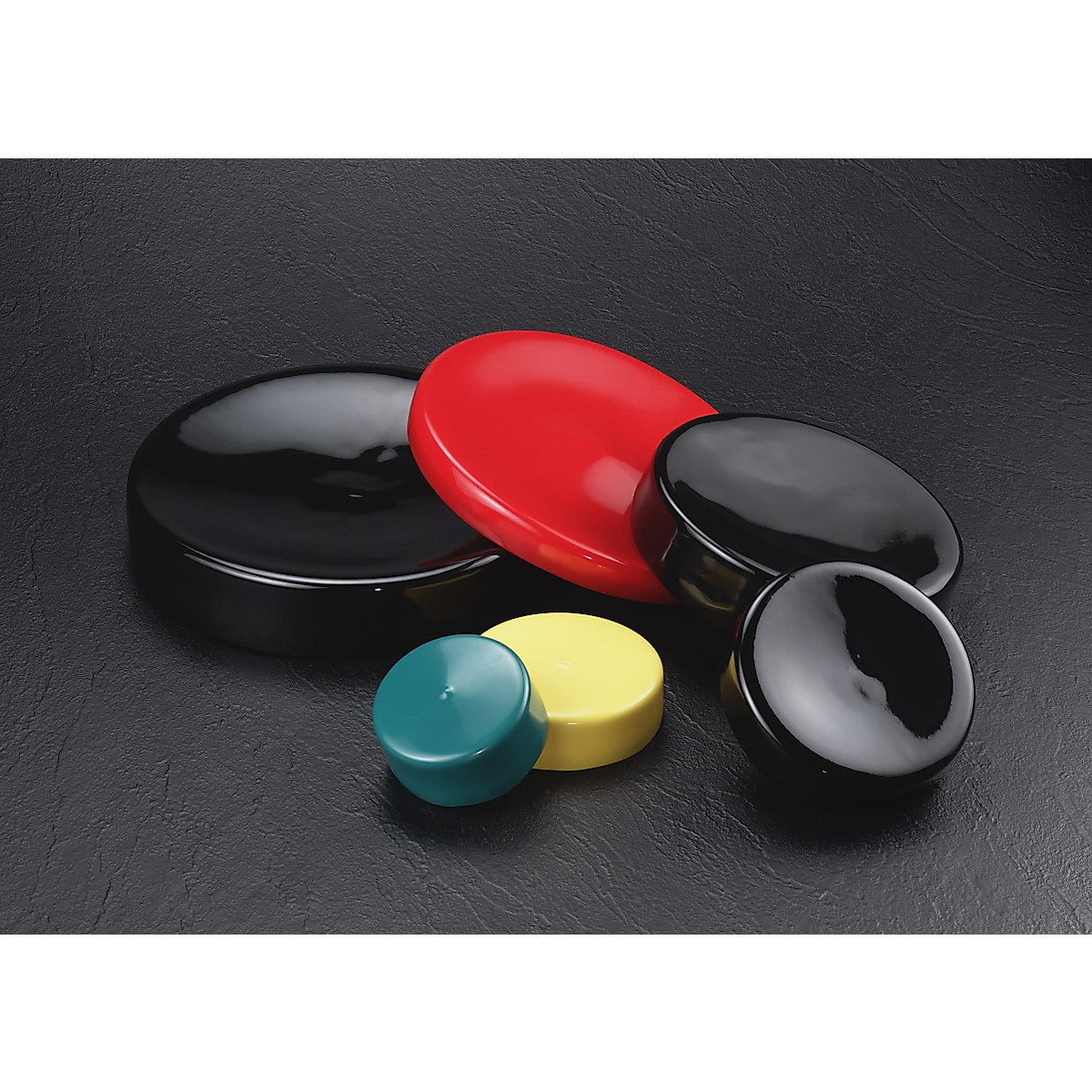Caplugs VC500-8 VC Series – Round Vinyl Cap, 50 Pack, Black Plastic, 0.500" W x 0.500" L Protective Closures, Thread Protectors, Dust and Moisture Seals, Masking, Plating, Color Coding (99390157)