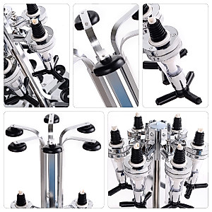 Liphontcta WNGDUA 6-Bottle Rotating Liquor Dispenser Bar Butler Liquor Dispenser Liquor Bottle Holder, Garden sculpture outdoor decoration