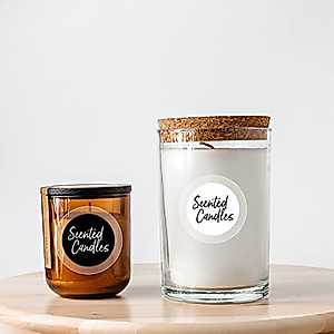 1500 PCS Round Clear Seal Stickers, Transparent Envelope Mail Wafer Seal Self Adhesive Package Circle Label Dots with Perforation Line for Envelopes, Boxes and Gift Packaging (2” in Diameter)