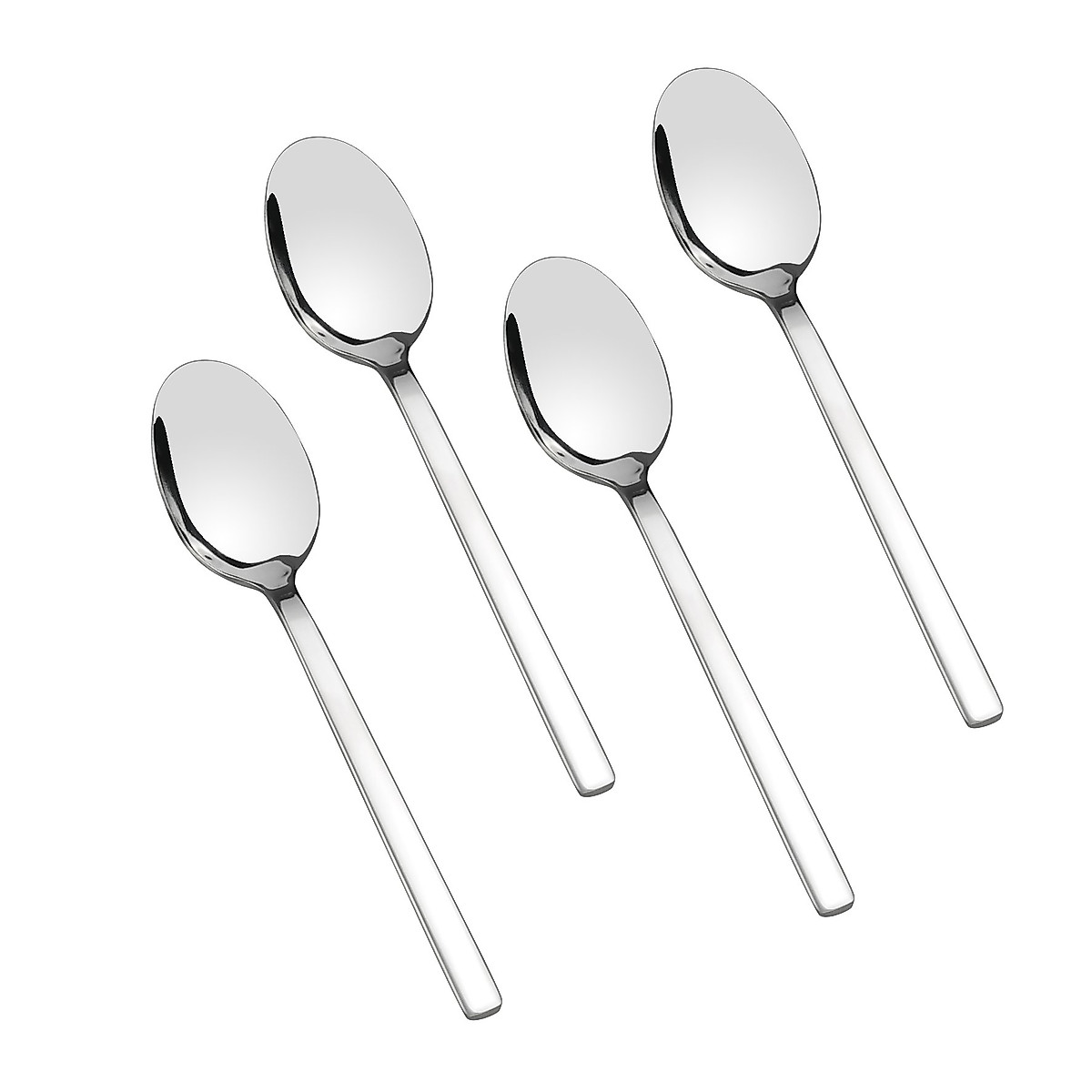 Doryh Stainless Steel Dessert Spoons Set, 12-Piece, 6.69 Inches
