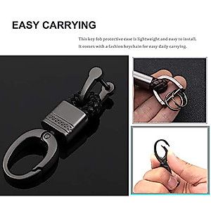 Soft TPU Key Fob Cover Case Fit for Jeep Compass Grand Cherokee Renegade Chrysler 200 300 Dodge Challenger Charger Durango Journey Fiat Accessories Remote Holder Skin Jacket Protector (Silver)