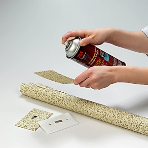 3M Super 77 Multipurpose Spray Adhesive, 13.8 oz., Provides Secure Bond In 15 Seconds, Dries Clear, Ideal For Plastic, Glass, Paper, Fabric, Wood, Foam, Cardboard, Fiberglass & More (77-DSC)