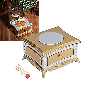 Wene Jewelry Box, Musical Jewelry Box Decoration Gifts Dancing Girl for Small Items Collection