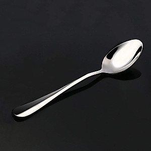 Rustproof Flatware Set for 5 Stainless Steel Flatware Cutlery 15 Pcs Silverware Dinner Knife Forks and Spoons Dinning Silver Tableware Eating Utensils for Home and Restaurant Lunch Dinner