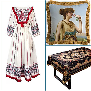 MegaPet Polyester Fringe Tassel Lace Trim 1 Inch x 82 Feet Chainette Fringe Fibre Trim Tan for Sewing Quilting Clothes Accessories Lampshade Curtain Home Decoration