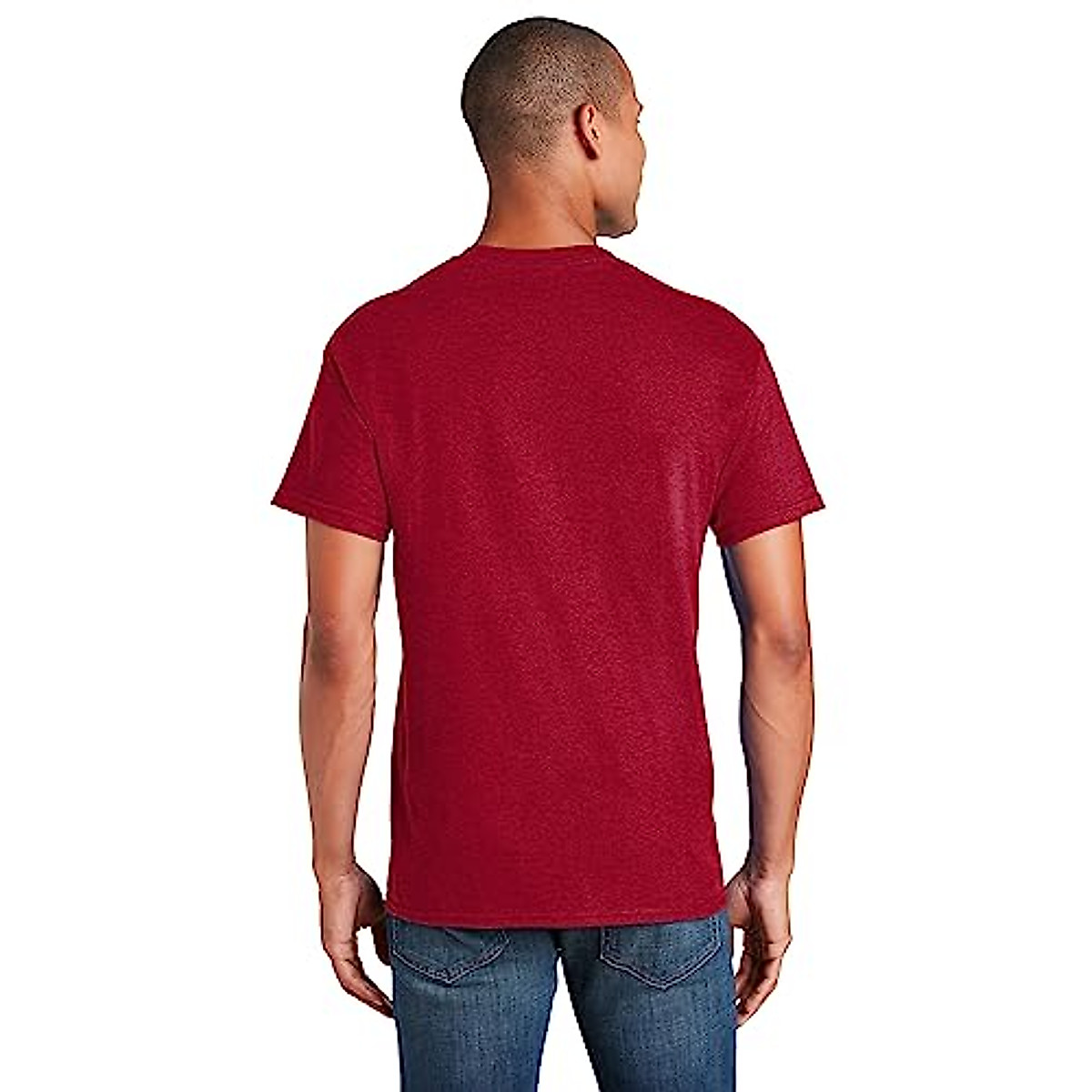 Gildan Men's Heavy Cotton T-Shirt, Antique Cherry Red, XL (Pack of 3)