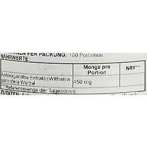 Swanson Ashwagandha Powder Supplement-Ashwagandha Root & Aerial Parts Supplement Promoting Stress Relief & Energy Support-Ayurvedic Supplement for Natural Wellness (100 Capsules, 450mg Each)