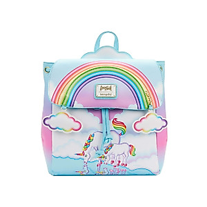 Loungefly Lisa Frank Unicorn Reflection Mini Backpack