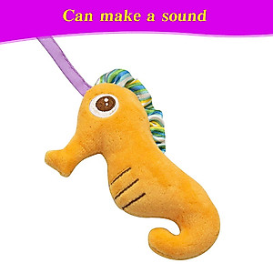 Caterbee Travel Arch Bassinet Toys for Baby Hanging on Stroller, Crib & Pram. Activity Toy bar for Baby Bouncer(Purle)