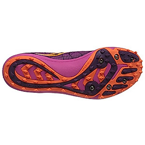 Saucony Women's Shay XC4-W, Raspberry/Vizi Orange, 6 M US