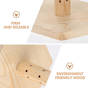 Wooden Lollipop Holder Wood Cake Pop Stand Lollipop Dessert Display Stand for Wedding Birthday Baby Shower Parties