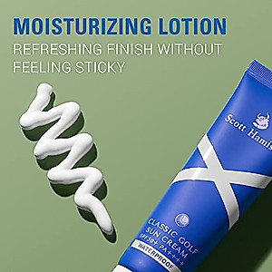 Scott Hamish Classic Golf Sun Cream SPF50+ PA++++ - UVA/UVB Face Sunscreen with Vitamin C - Waterproof Sunscreen to Hydrate & Smoothen Wrinkles - No White Cast, Non-Greasy, Transfer Free, 1.35 oz.