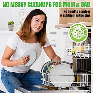 BeeBon Beauty Home Bamboo Plates for Kids - Set of 4 Pack Super Cute Dog, Dinosaur, Fox & Cat