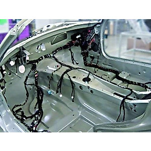 tesa 51608 Noise Damping PET Fleece Automotive Wire Harness Tape, Black, 19mm x 25m, 3 Rolls