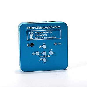 HAYEAR Full HD 34MP 2K 1080P HDMI USB Industrial Electronic Digital Video Microscope Camera for Phone CPU PCB Repair