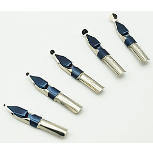 Plotube Calligraphy Pen Set – Includes Wooden Dip Pen, Antique Brass Holder, 11 Nibs, 7 Colors Ink Bottles and Beginner's Manual