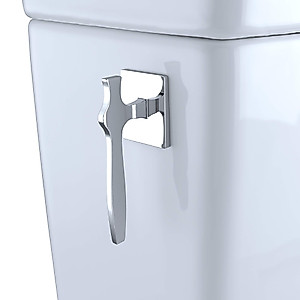 TOTOWASHLET+ Aimes One-Piece Elongated 1.28 GPF Toilet and WASHLET C2 Bidet Seat, Cotton White - MW6263074CEFG#01