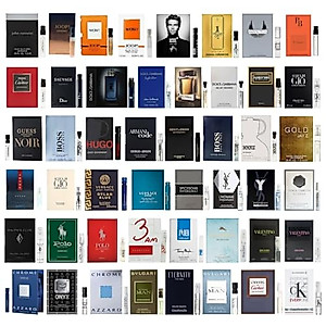 10 Men's Cologne Samples vials with Organza Bag