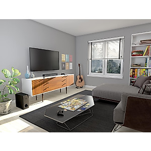 Yamaha Audio SR-C30A Compact Sound Bar with Wireless Subwoofer and Bluetooth, Black