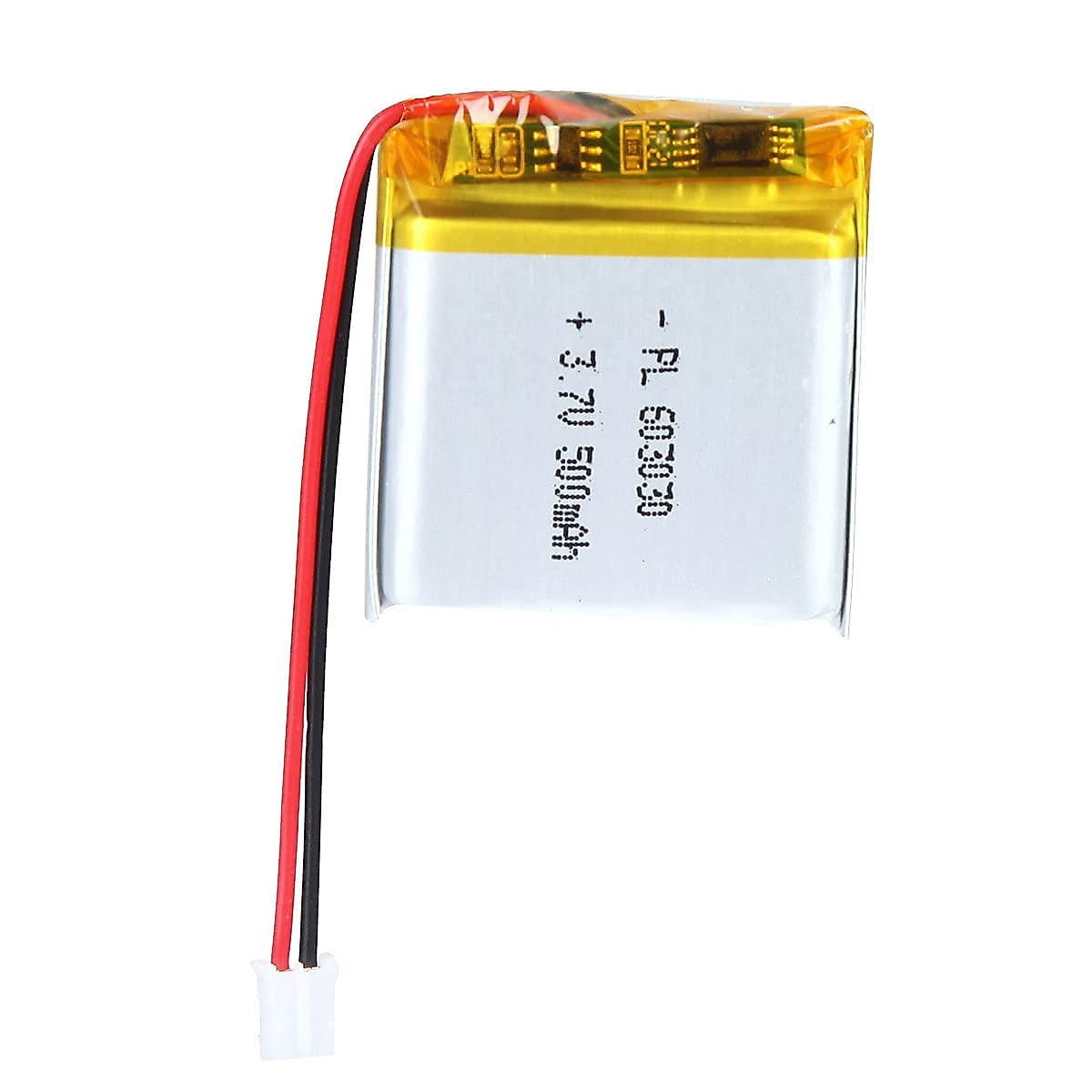 AKZYTUE 3.7V 500mAh 603030 Lipo battery Rechargeable Lithium Polymer ion Battery Pack with PH2.0mm JST Connector