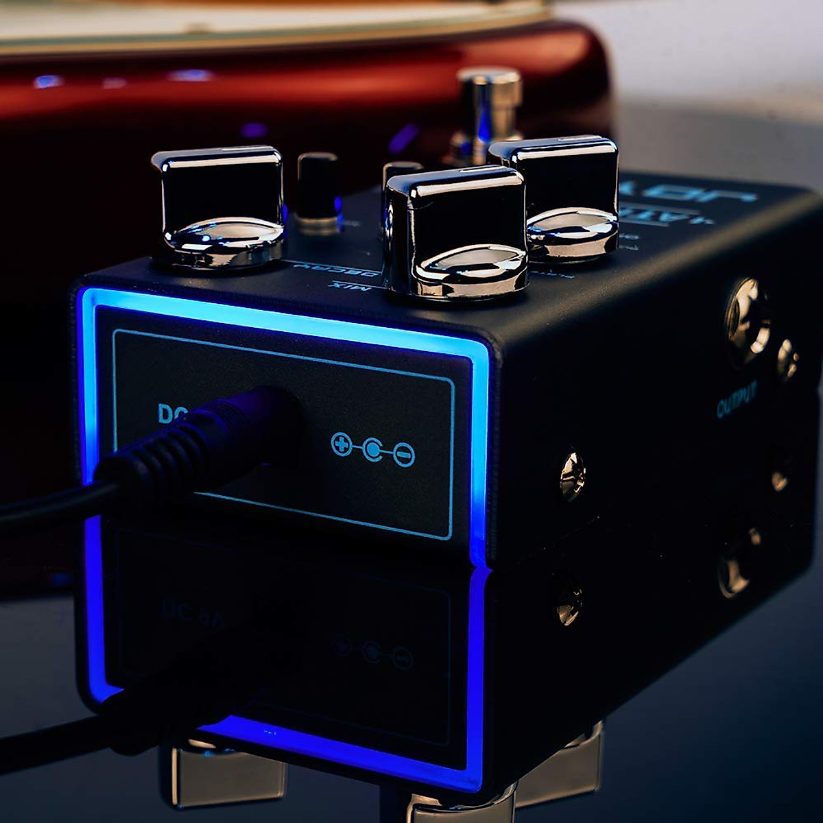 JOYO R-14 Atmosphere Reverb Pedal Bundle with DC 9V Pedal Power Supply (800mA -1A) AC Adapter